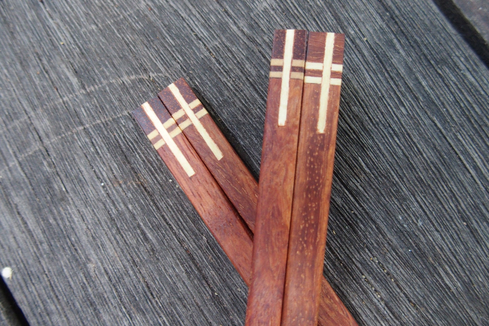 2 Pairs Wooden Chopstick Unique Design High Quality Handmade | Etsy