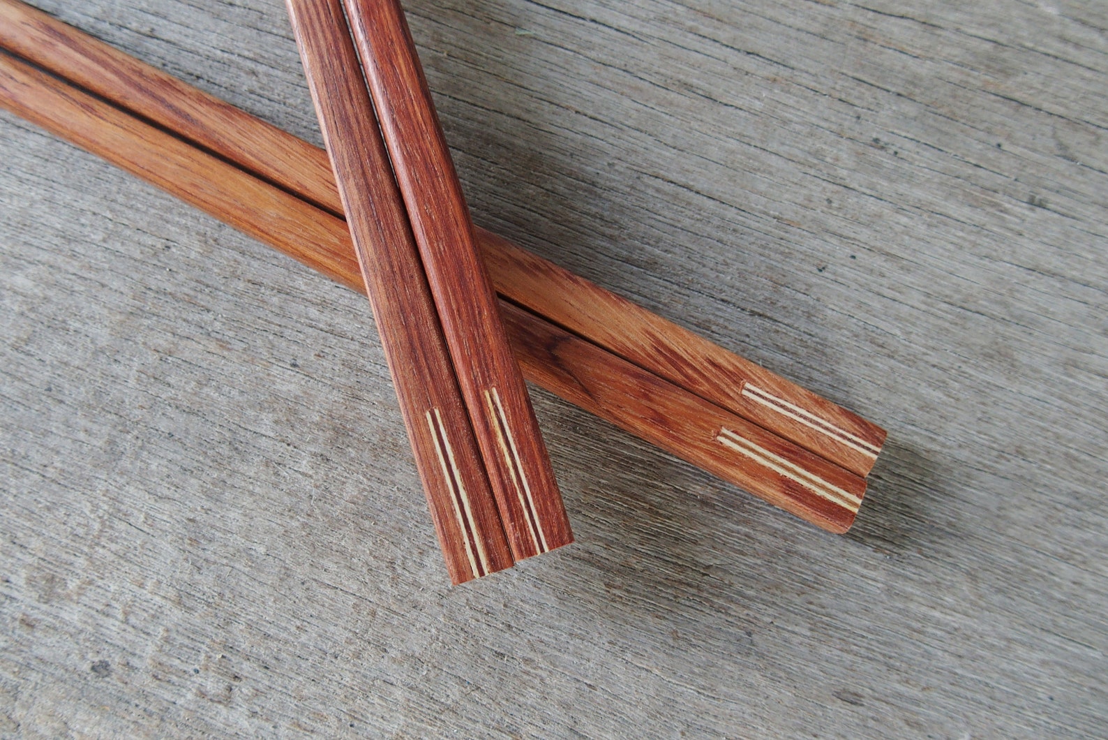 2 Pairs Wooden Chopstick Unique Design High Quality Handmade Wood ...