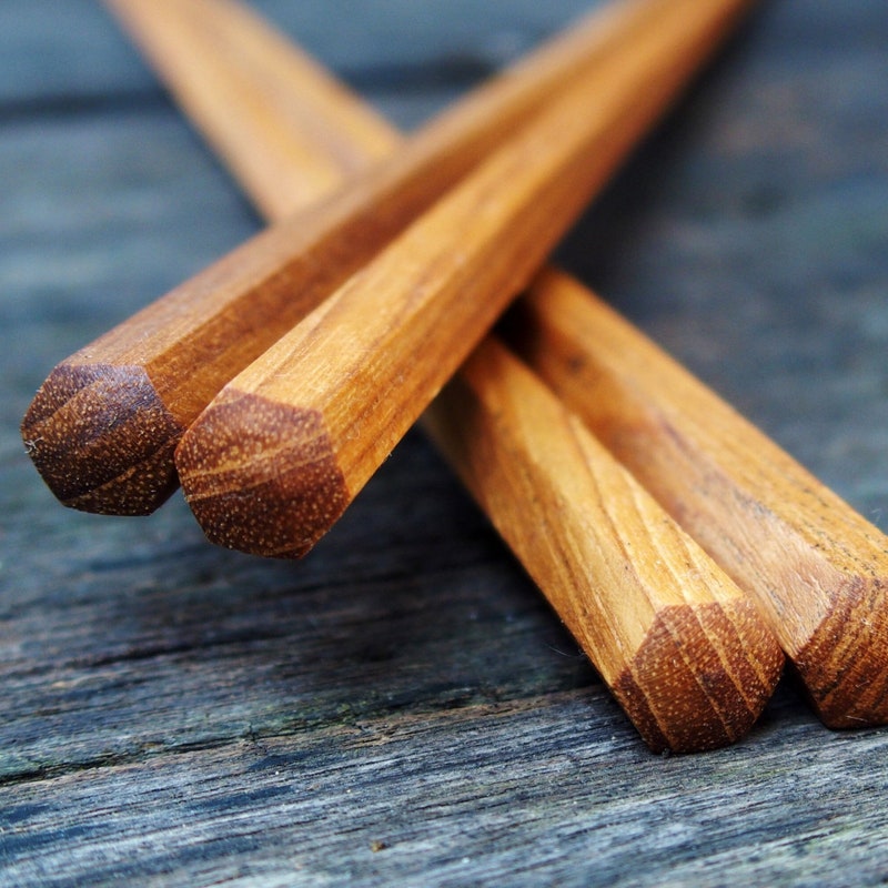 Chopsticks Wood Minimal - Etsy