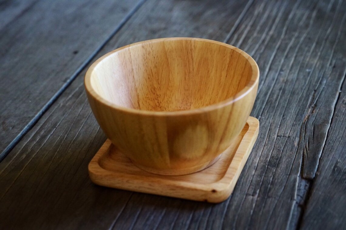 Natural Real Solid Wood Rectangle Decorative Tableware Serving Fruit ...