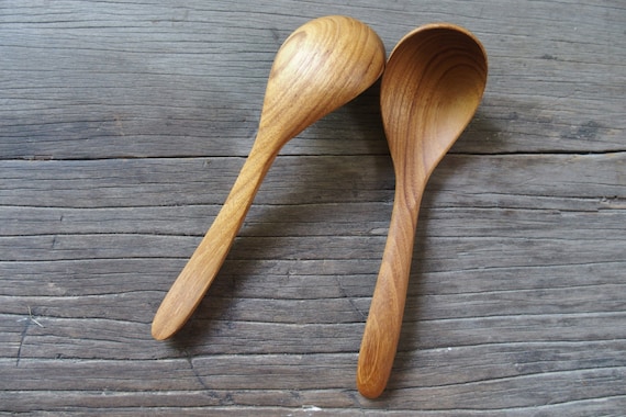 Wooden Soup Spoon Wooden Spoon Wood Soup Spoon 6 Inches | Etsy