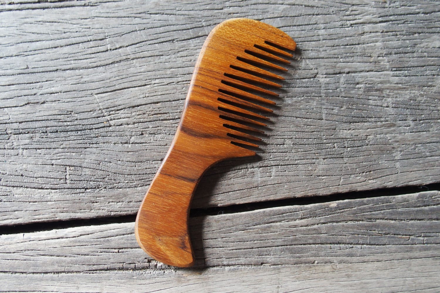 Wooden Comb Hair Comb Teak Wood Handmade Handle Pocket Size | Etsy
