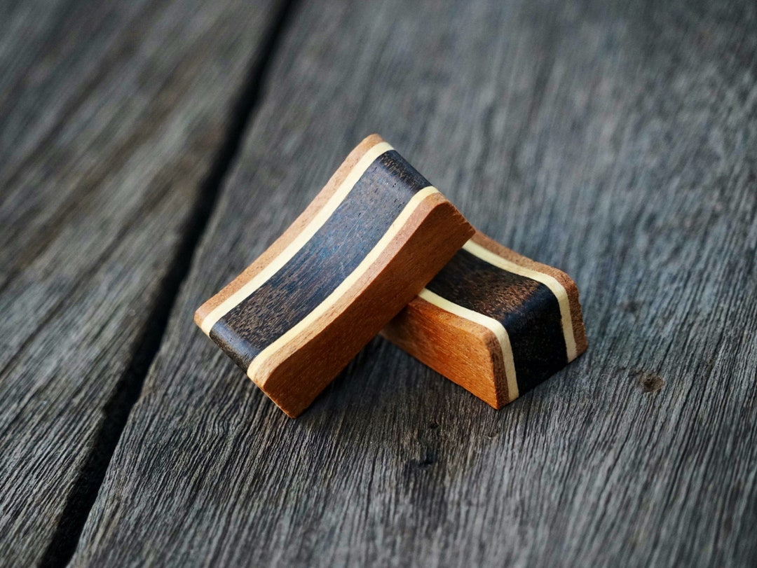 Rosewood Chopstick Rest Set: Natural Wood Dinner Table Decor - Etsy