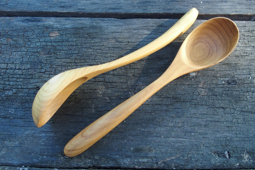 Wooden Ladle, Wooden Spoon, Long Handle Ladle Spoon, Soup Ladle Wooden ...
