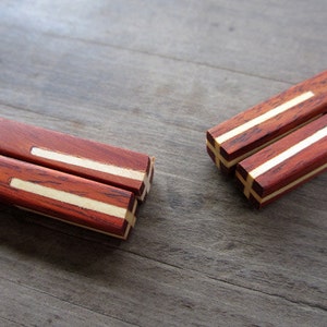 Wooden Chopstick - 2 Pairs Wood Chopsticks Handmade Solid Wood Natural ...