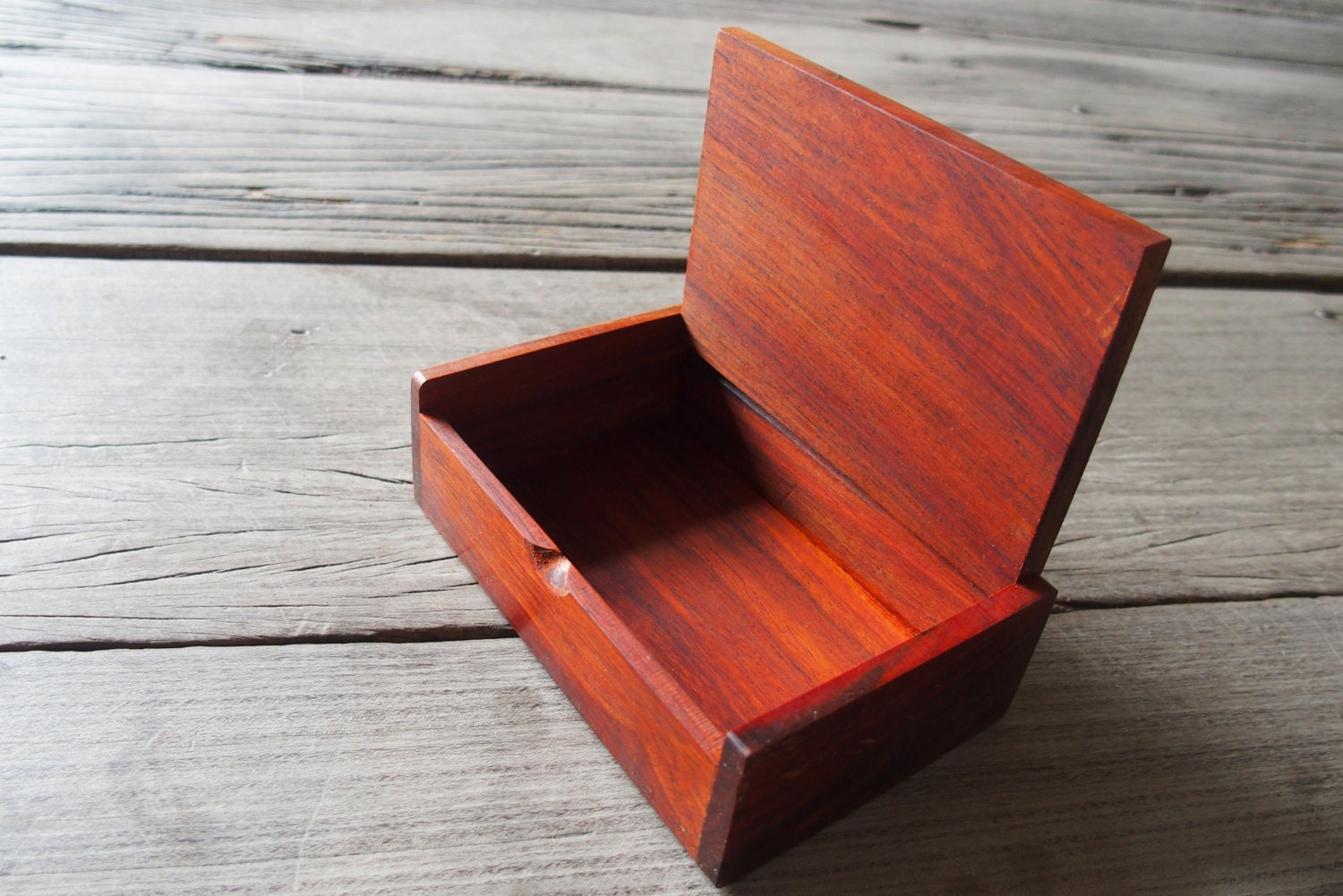 Business Card Multipurpose Box Holder Rosewood Unusual Boxes - Etsy