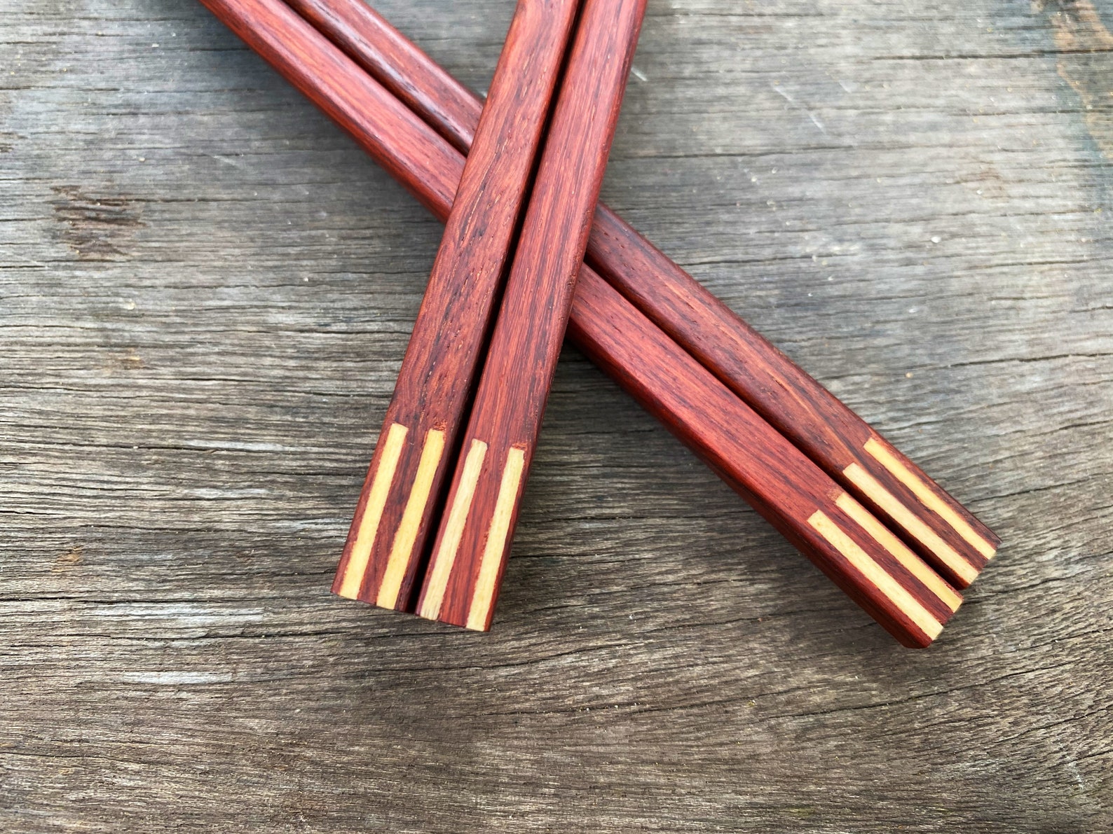 Wooden Chopstick Unique Design High Quality Handmade Eco - Etsy