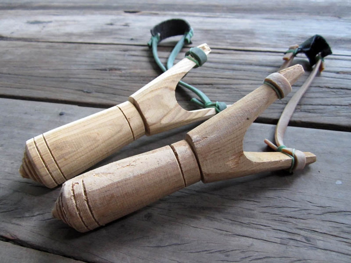 Wooden Slingshot Catapult Hand Made Classic Style - Etsy