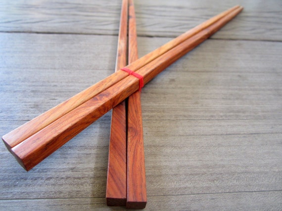 Home & Living 100% hardwood Handmade Chopsticks with board Perfect ...