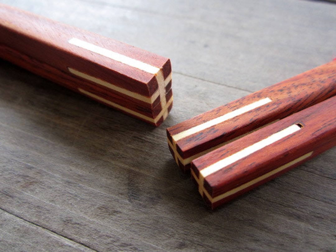 Wooden Chopstick - 2 Pairs Wood Chopsticks Handmade Solid Wood Natural ...