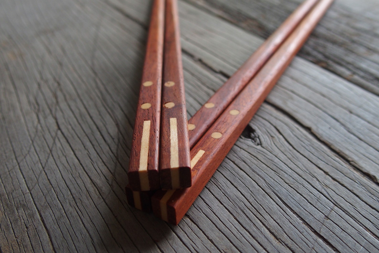 2 Pairs Wooden Chopstick Unique Design High Quality Handmade | Etsy