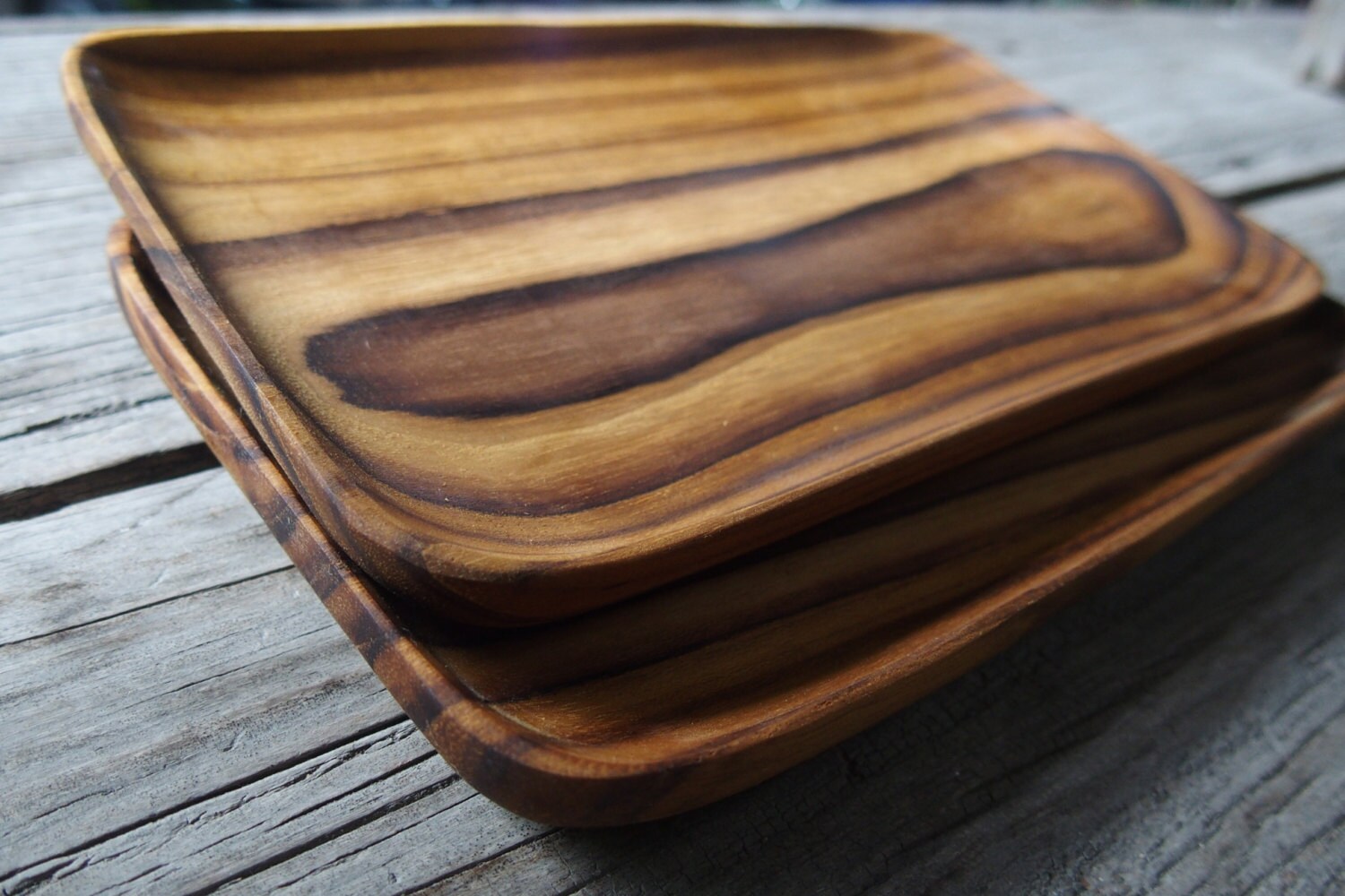 Rectangle Wood Tray 8x5 Inches Teakware Rectangle Serving Tray - Etsy