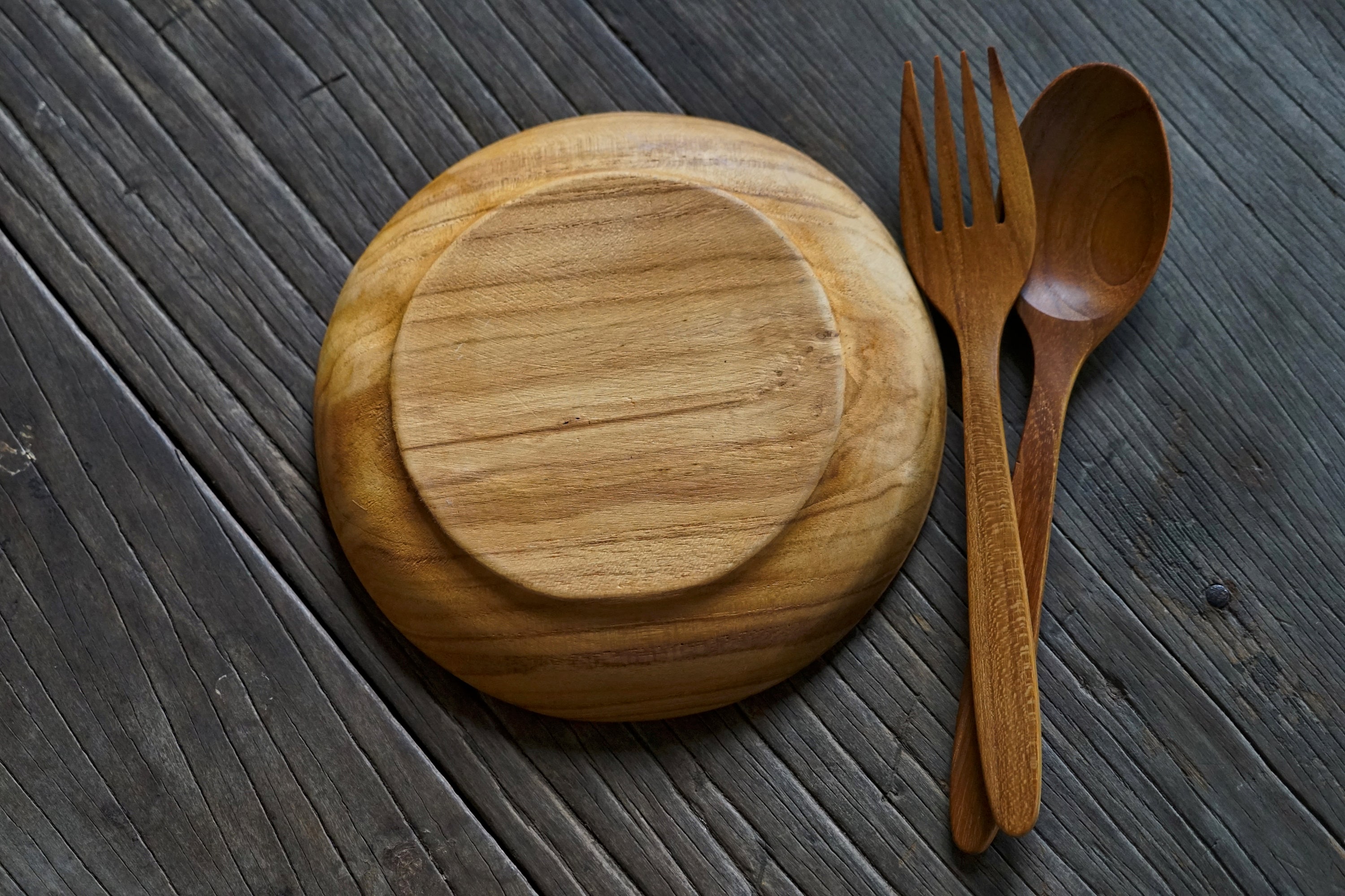 6 Inches Teak Wood Dish Round Plate Platter Plate Display Dish | Etsy