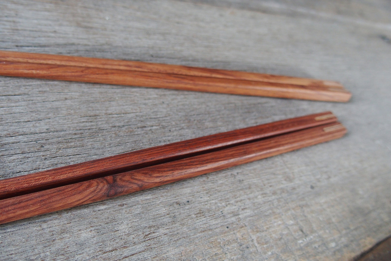 2 Pairs Wooden Chopstick Unique Design High Quality Handmade Wood ...