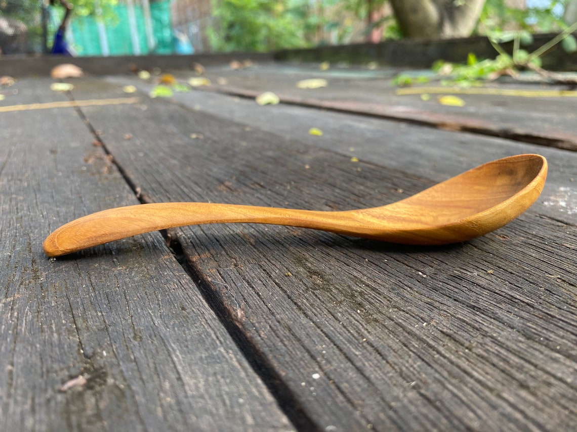 Wooden Soup Spoon Wooden Spoon Wood Soup Spoon 6 Inches - Etsy