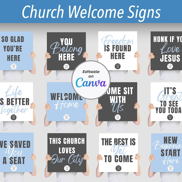 Church Welcome Sign - Etsy