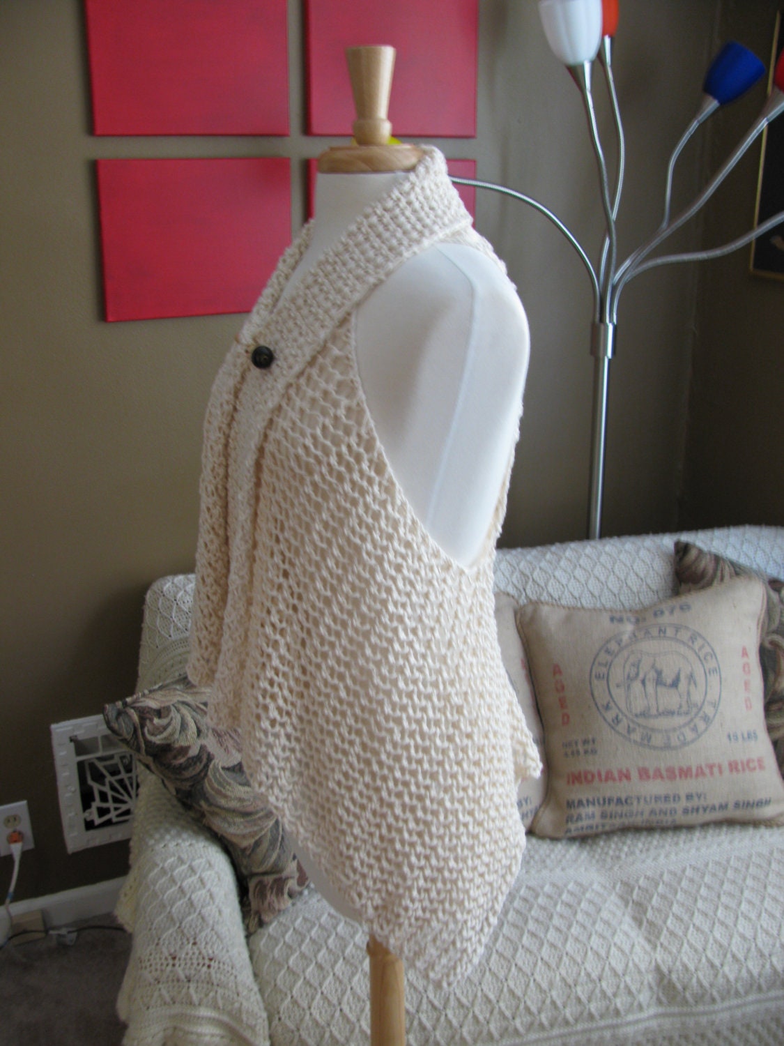 Lace Lapel Vest Pattern--pdf - Etsy
