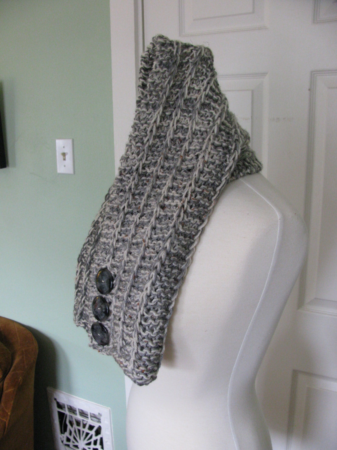 Convertible Slip Stitch Cowl Hood--pdf Pattern - Etsy