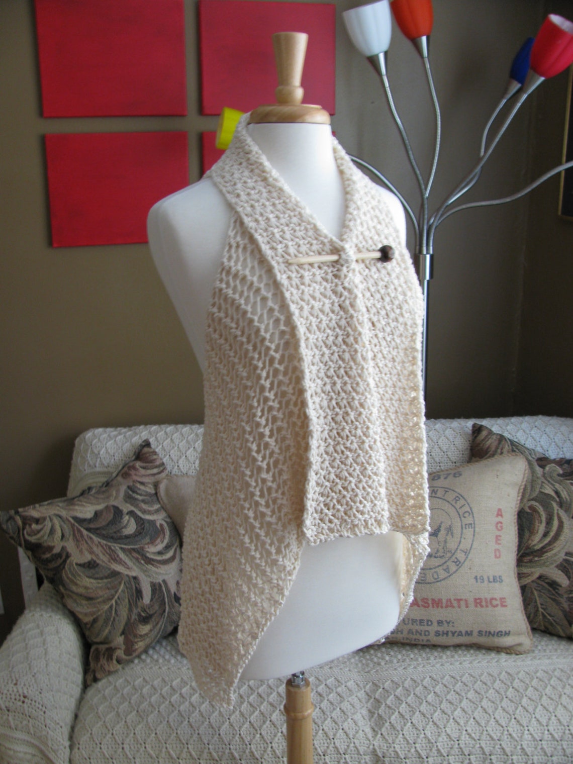 Lace Lapel Vest Pattern--pdf - Etsy