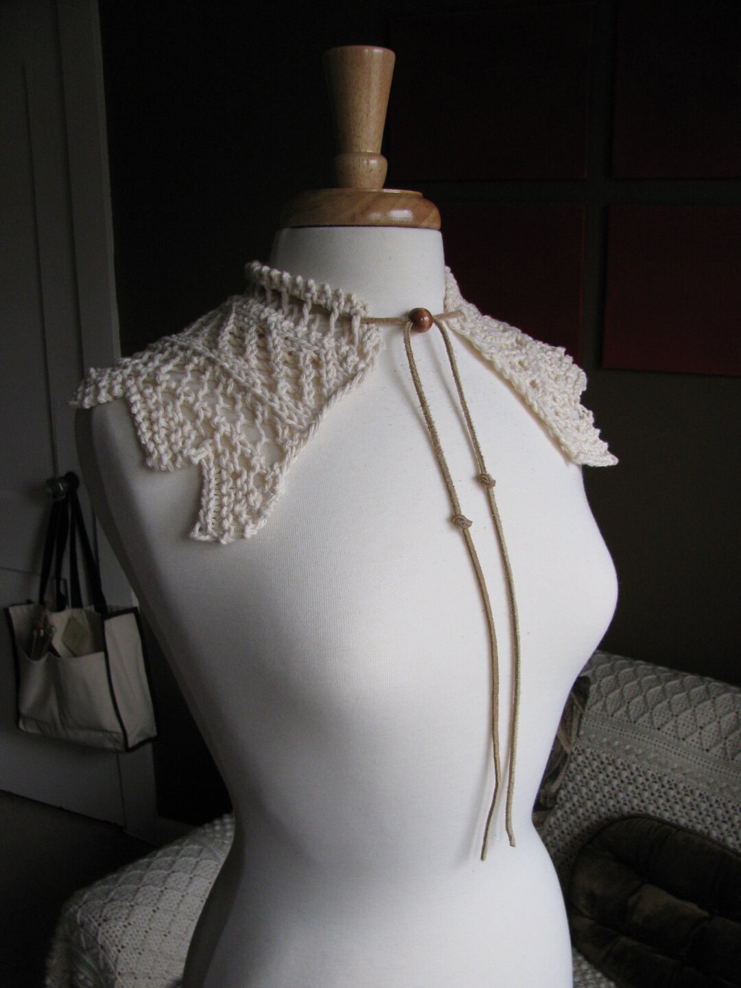 Drawstring Victorian Lace Collar Pattern--pdf - Etsy