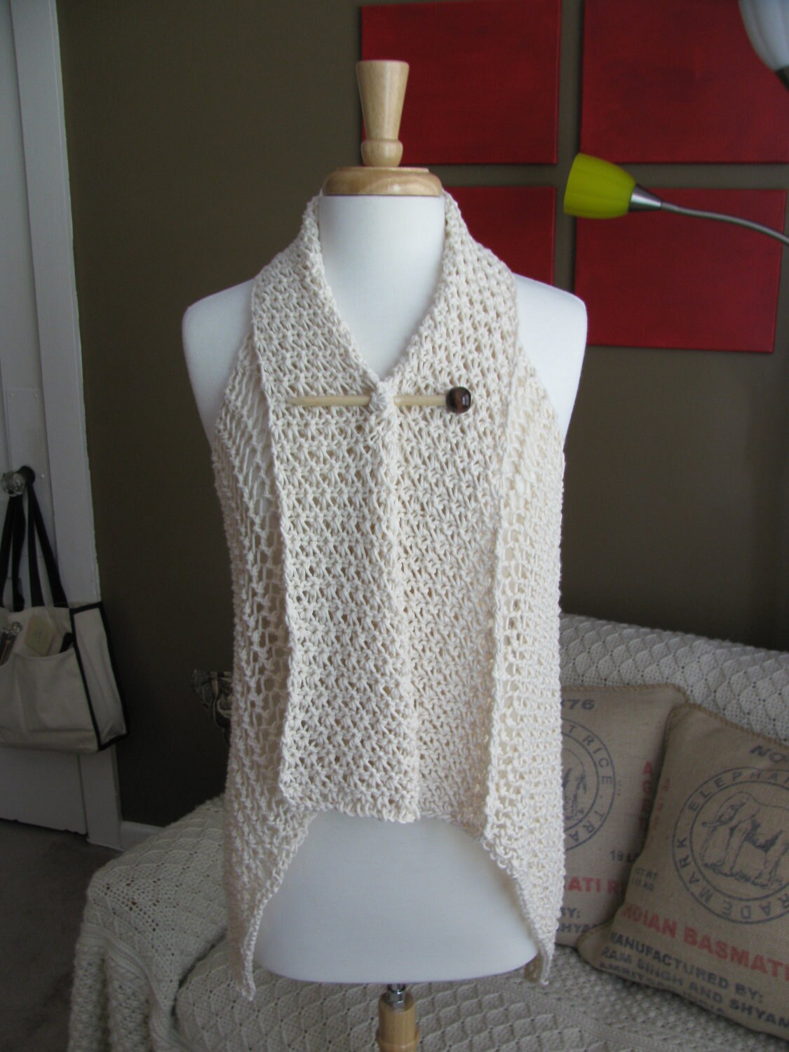 Lace Lapel Vest Pattern--pdf - Etsy