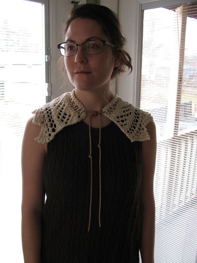 Drawstring Victorian Lace Collar Pattern--pdf - Etsy