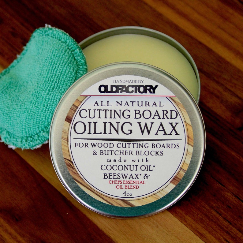 Natural Cutting Board Oiling Wax - for Wood Cutting Boards, Utensils ...
