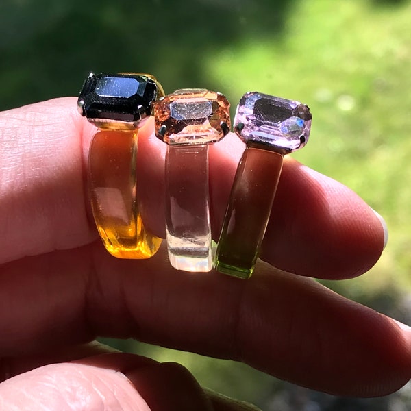 Lucite Ring - Etsy UK