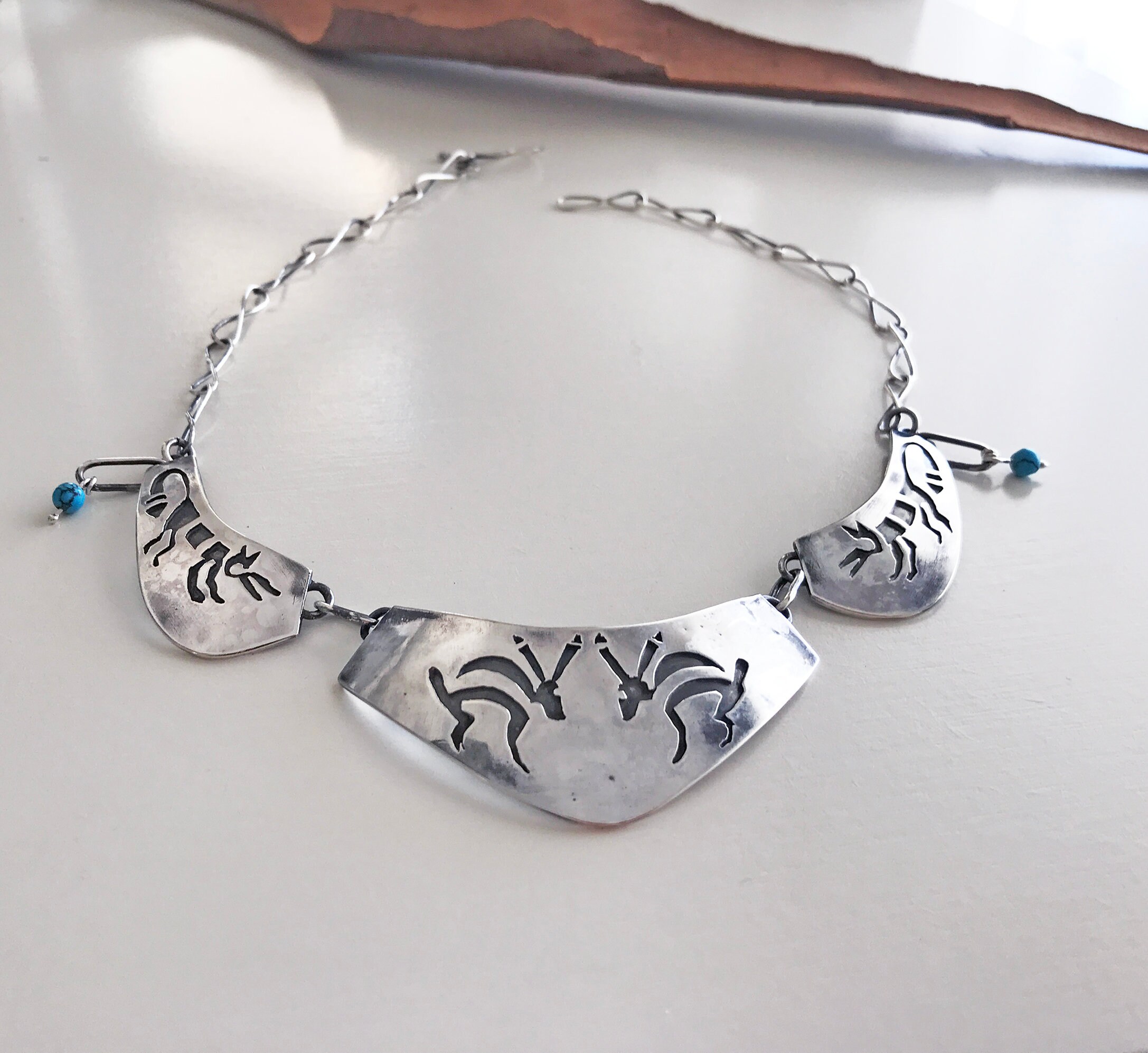 One of A Kind Native American Style Necklace. Handmade - Etsy