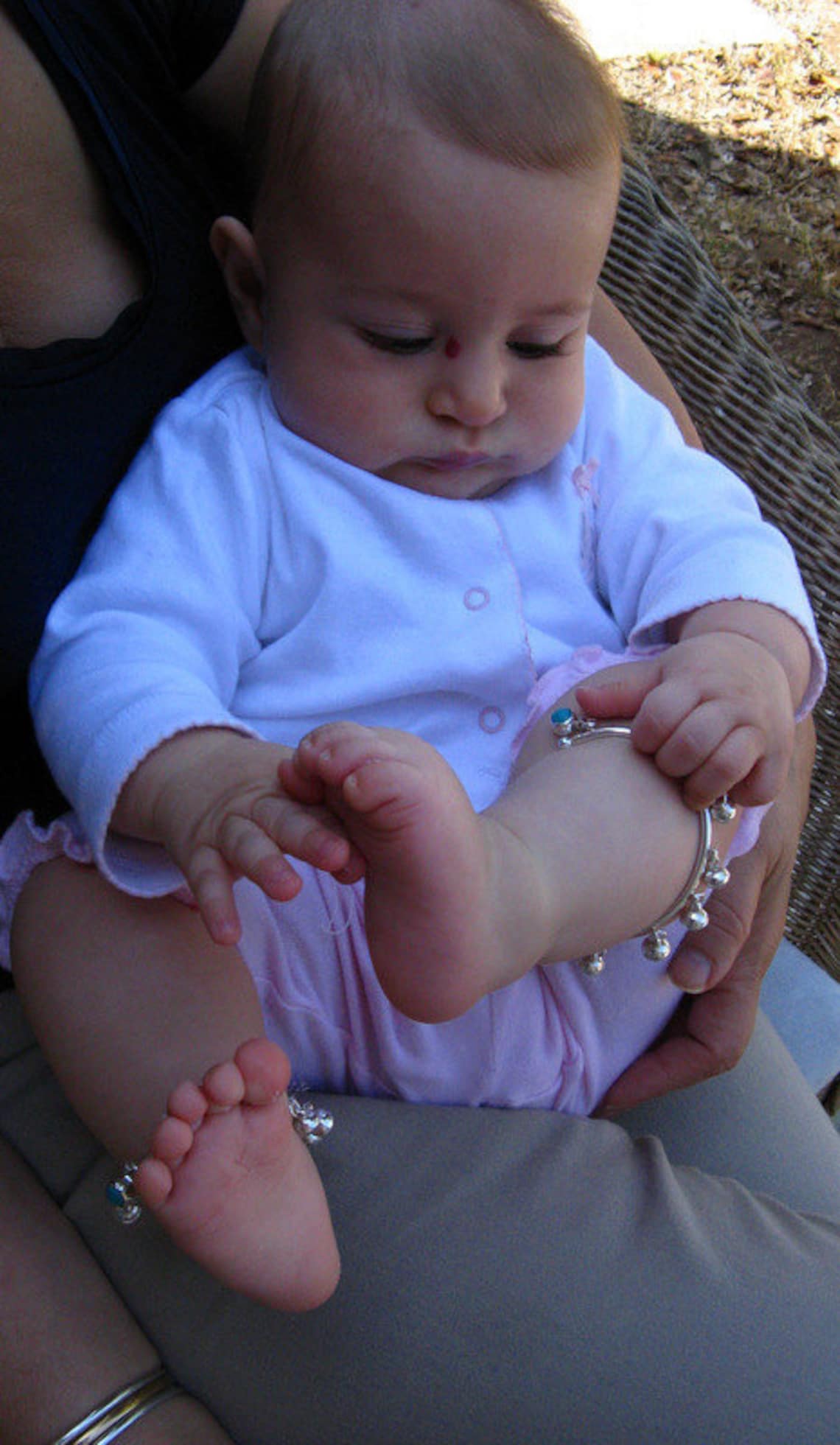 Body Jewelry. Heirloom Baby Anklet Set Judaica Baby Anklets. Baby ...