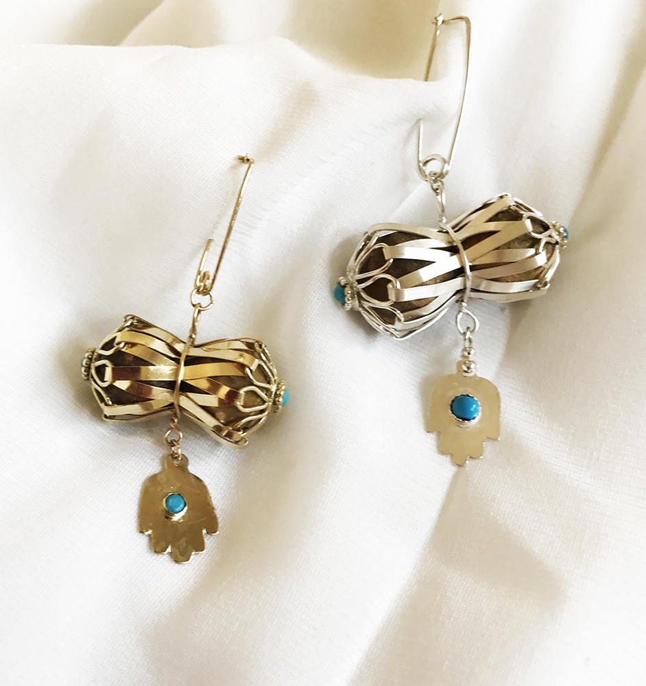 14K Solid Gold Judaica Cameo Brooch. AFSA Baby Cameo Charm - Etsy