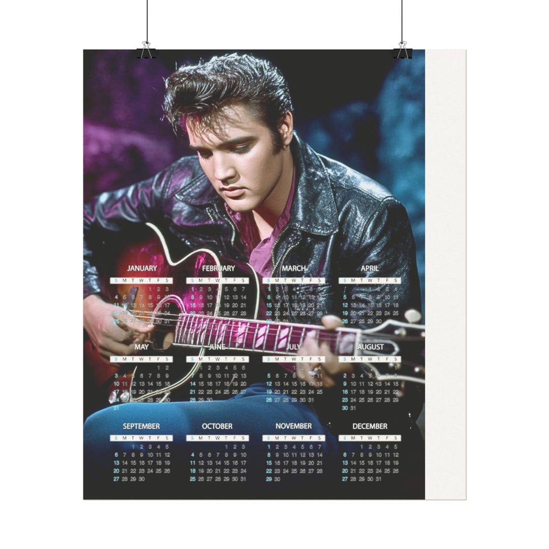Calendar Poster | Matte Poster - Etsy