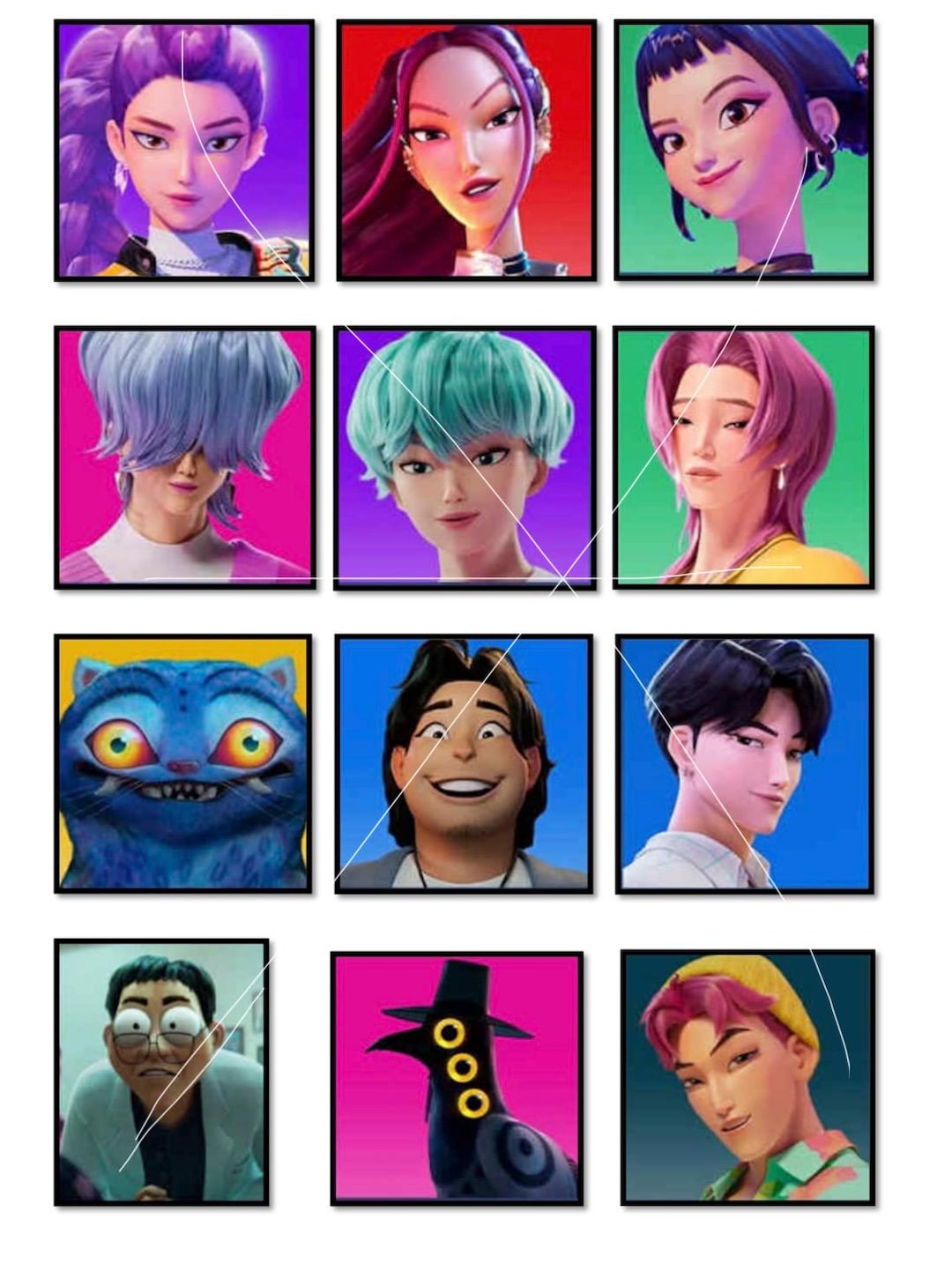 K-pop Demon Hunters Scavenger Hunt - Etsy