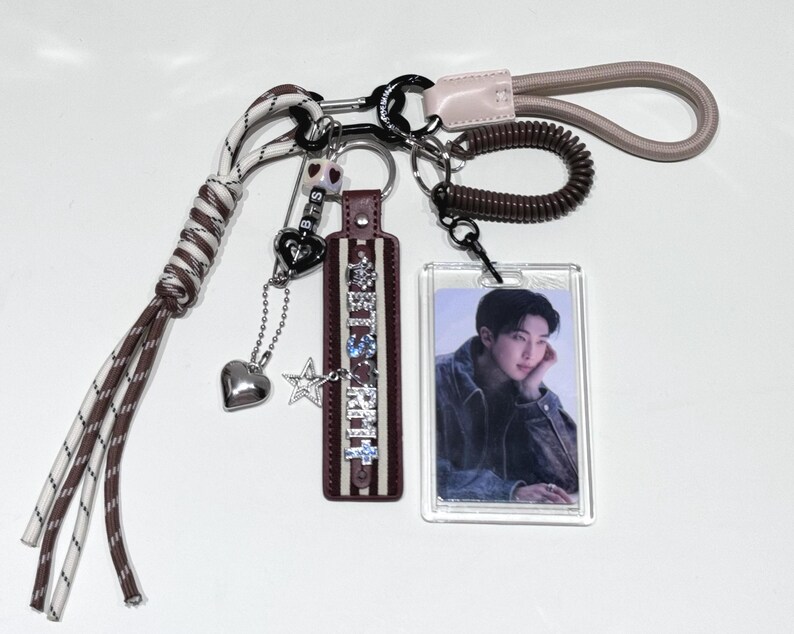 BTS RM Keychain, BT21 Keychain, Bangtan Boys Bag Charm, K-pop Accessory ...