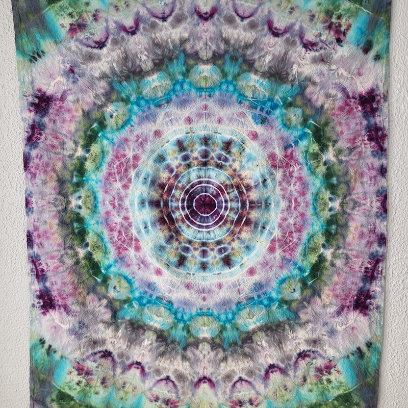 Mandala Tapestry Ice Dye - Etsy