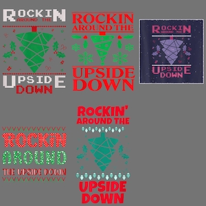 Rockin Around the Upside Down Svg - Etsy