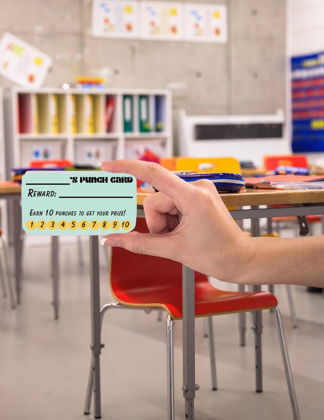 Classroom Punch Cards - Etsy