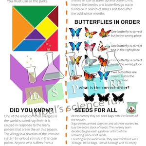 The Best Brain Teasers and Logic Puzzles Spring Printable - Etsy