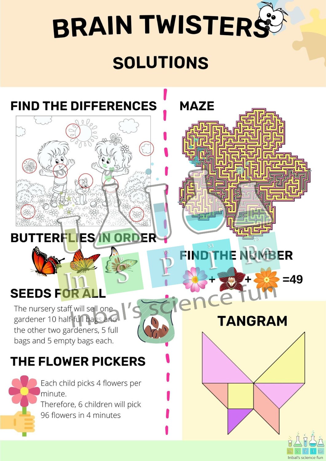 The Best Brain Teasers and Logic Puzzles Spring Printable - Etsy