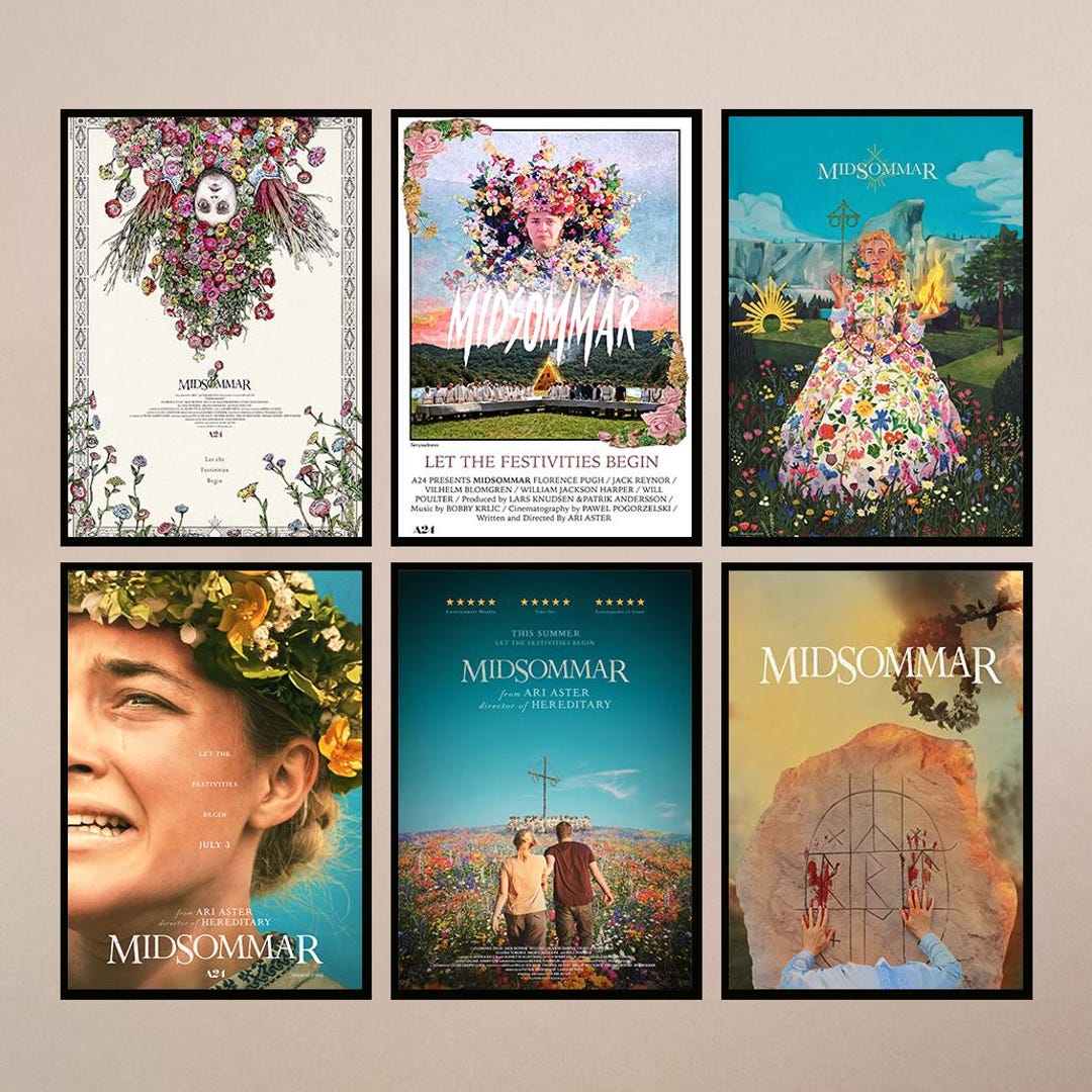 Midsommar Movie Poster, High Definition Canvas Art Print - Etsy