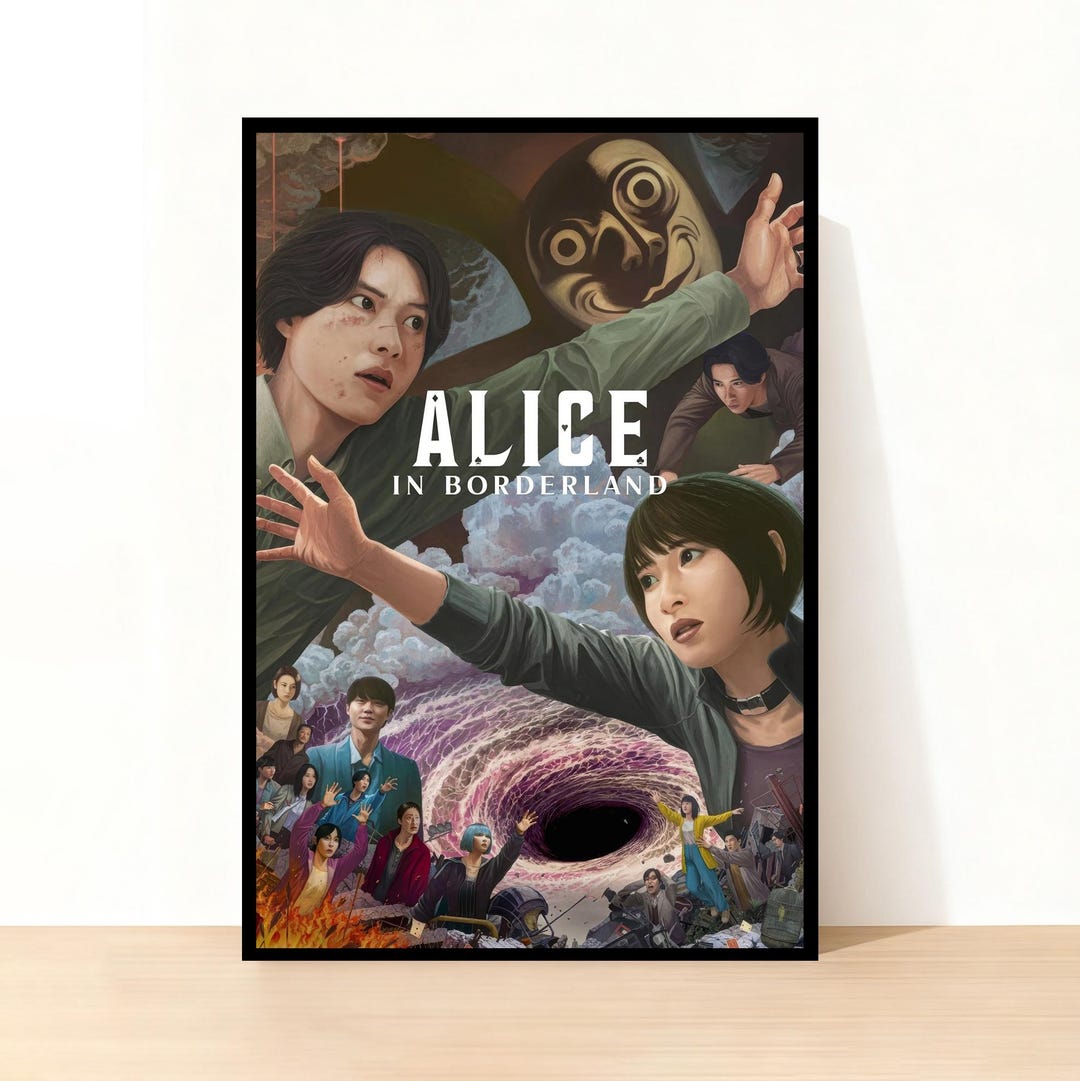 Alice in Borderland Movie Poster, Waterproof Canvas Print - Etsy
