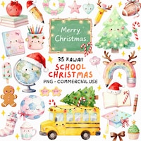 Cute School Bus Clipart PNG, Instant Download, Back to School Digital ...