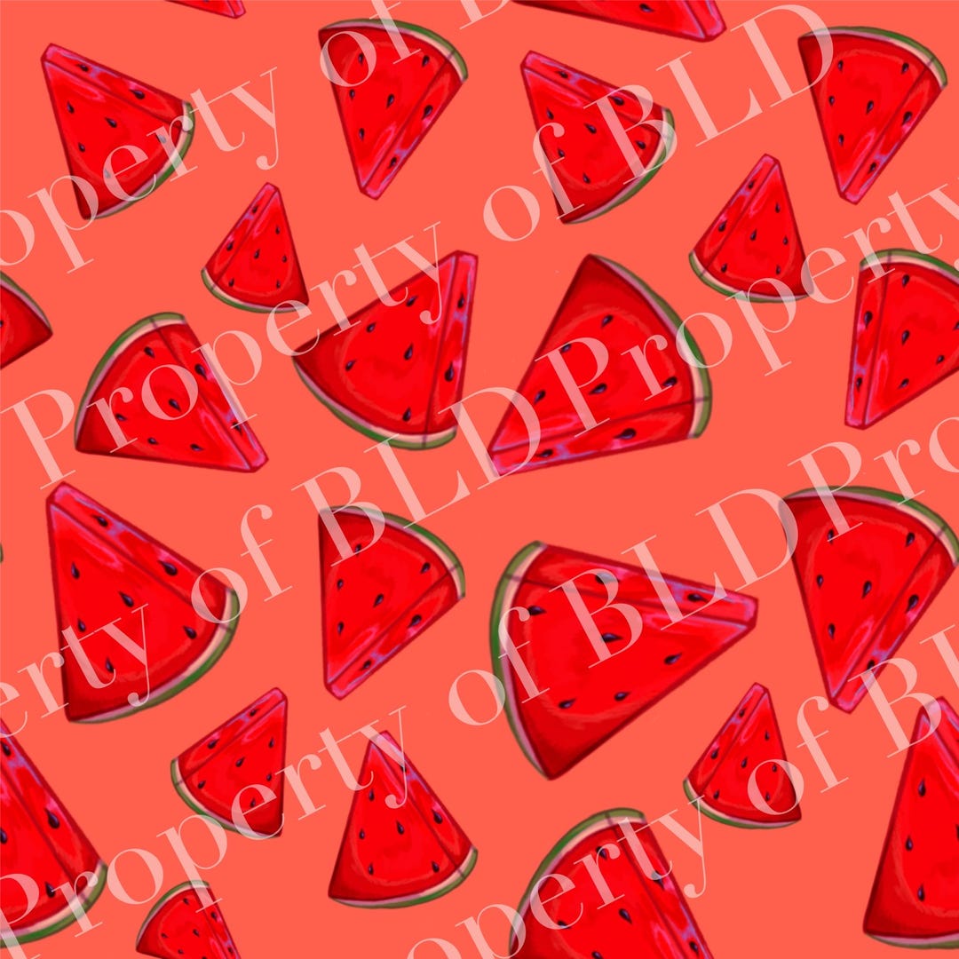 Summer Digital File-red Watermelons-seamless File - Etsy