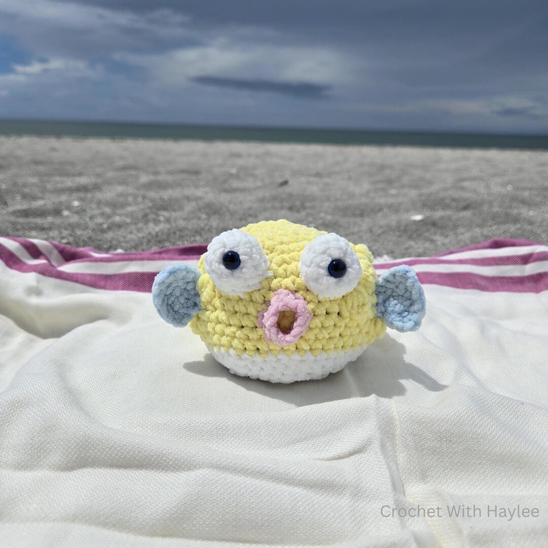 Pearl the Puffer Fish | Amigurumi Crochet Plushie - Etsy