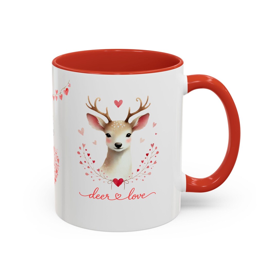 Be Mine Deer Love Mug | Personalized Valentine Coffee Mug - Etsy