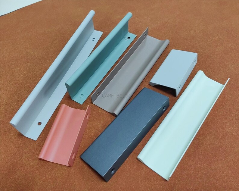 Colorful Invisible Drawer Pull , Concealed Embedded Cabinet Handle ...