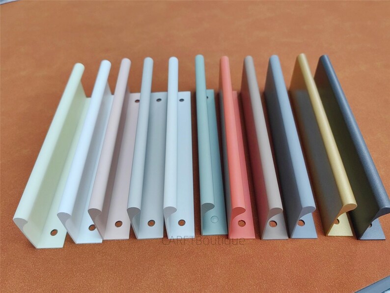 Colorful Invisible Drawer Pull , Concealed Embedded Cabinet Handle ...