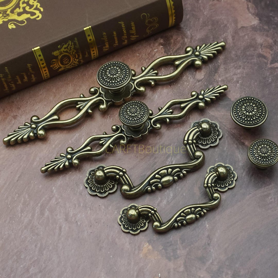 Antique Bronze Drawer Pulls