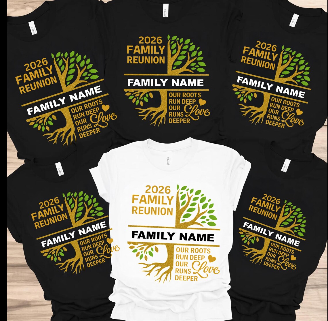 Custom Family Reunion Shirt, Family Name Tee, Matching Reunion Group ...