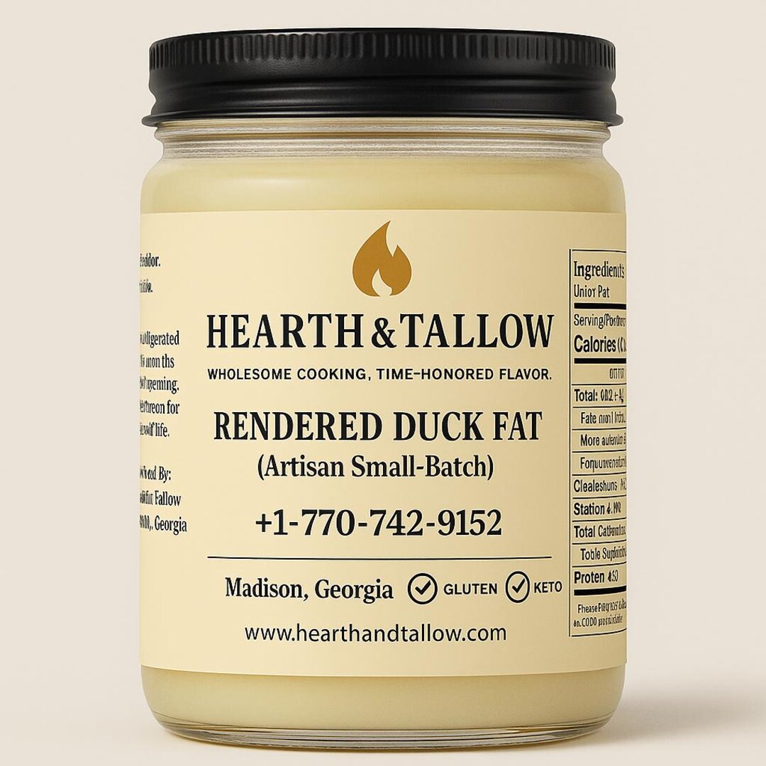 16 Oz Pure Duck Tallow (fat) - Etsy